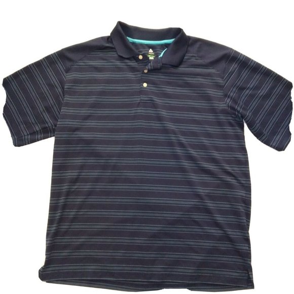 Bollé | Shirts | Bolle Golf Polo Shirt Mens Xl Navy Blue Sky Blue ...